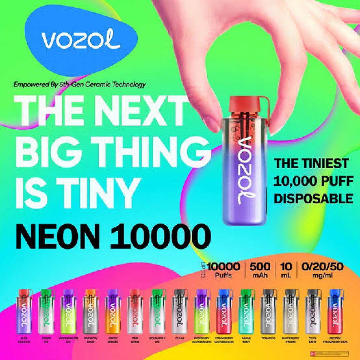 Vozol Neon 10000 Puff Bar - Uzun Süreli Elektronik Sigara Keyfi